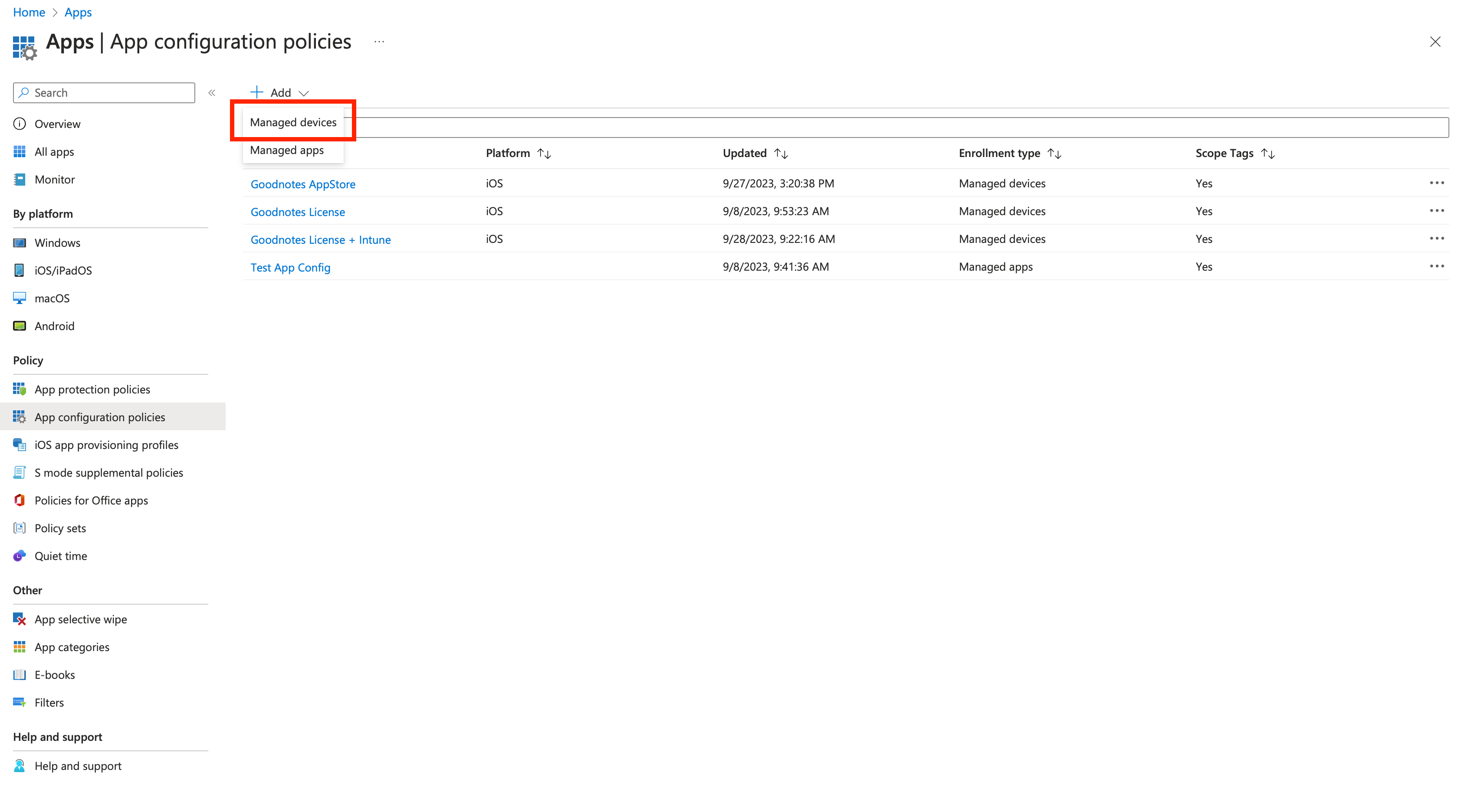 How to add your License Key to Intune with App Protection Policies ...